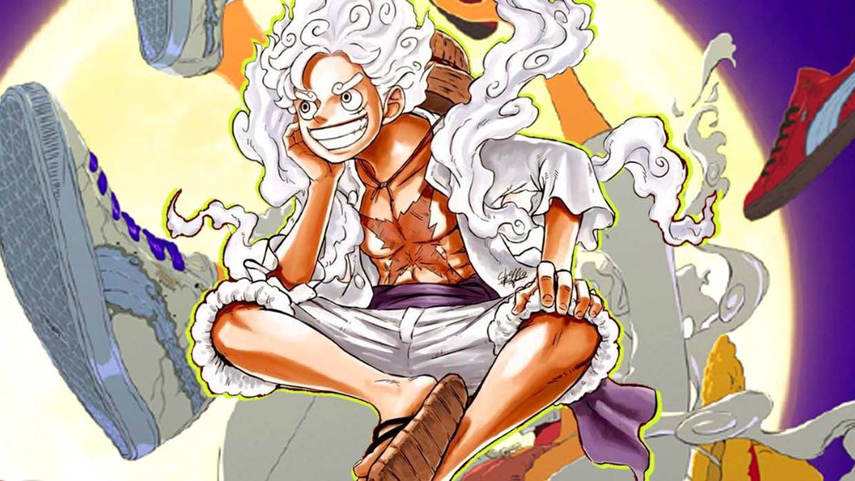 One Piece Gets Original Gear 5 Luffy Artwork in Official Puma Collaboration