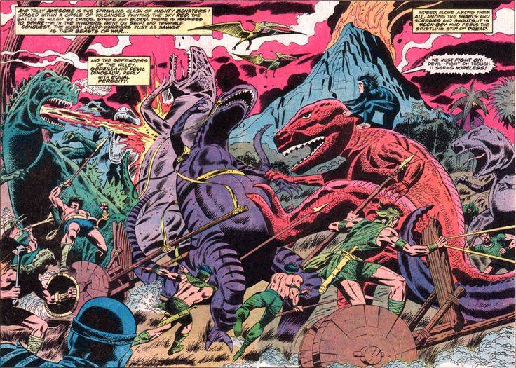 Godzilla Was the One Who Introduced Devil Dinosaur to the Marvel Universe