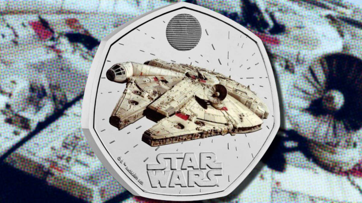 Star Wars Gets Official 50p Millennium Falcon Coin in the UK