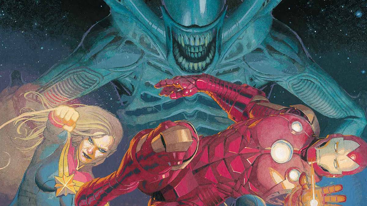The Avengers Battle Aliens in New Marvel Crossover Series