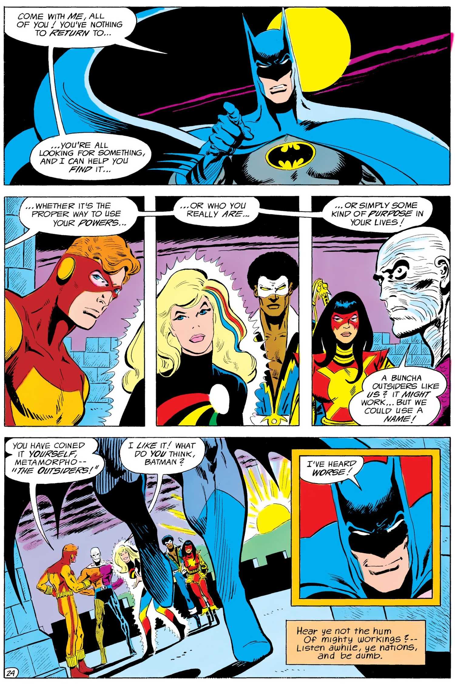 When Did Batman Rejoin the Justice League After Quitting for the Outsiders?
