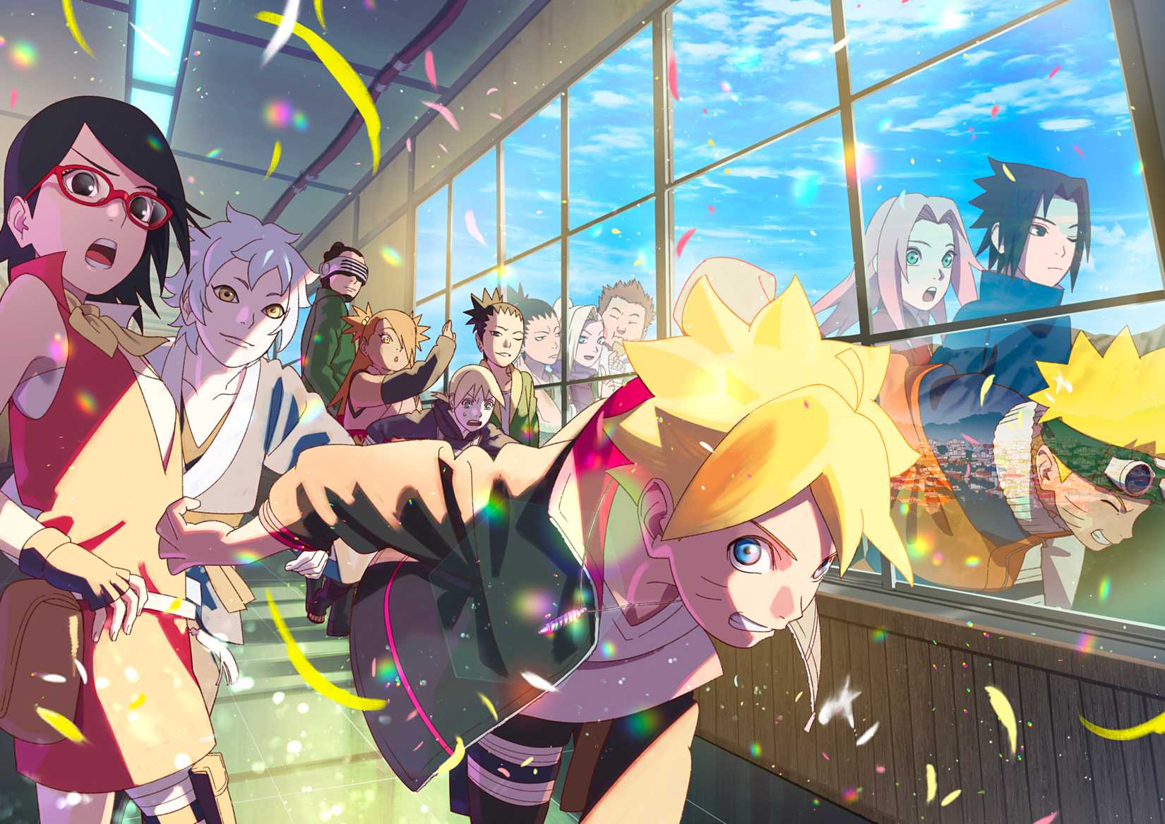 Naruto Gets New Official Artwork of the Original Team 7 to Boruto's Present Day