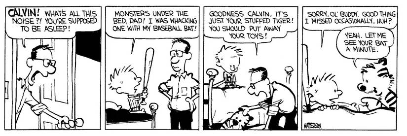 When Did Hobbes First Pounce on Calvin?