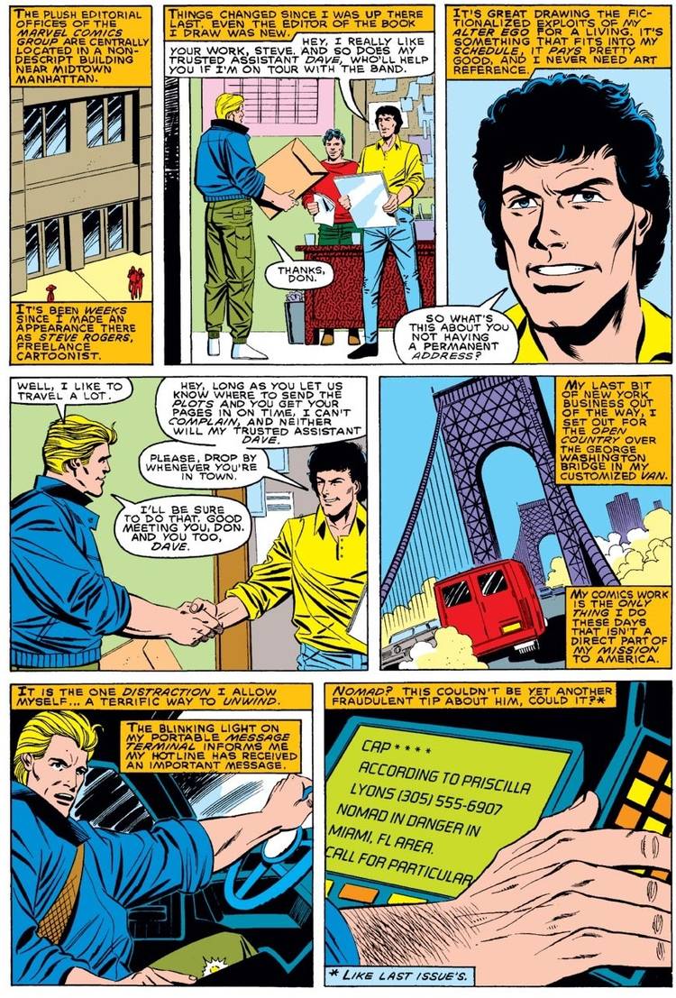 How Captain America Came to Become the Artist on the Captain America Comic