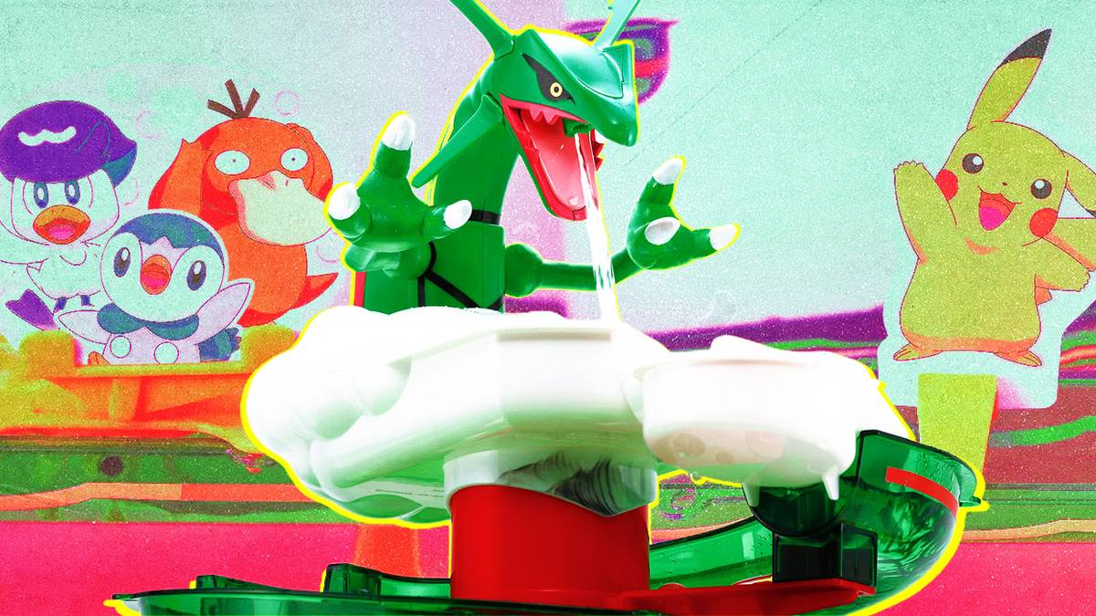 Pokémon Invites You to Play With Your Food With New Rayquaza Noodle Slide