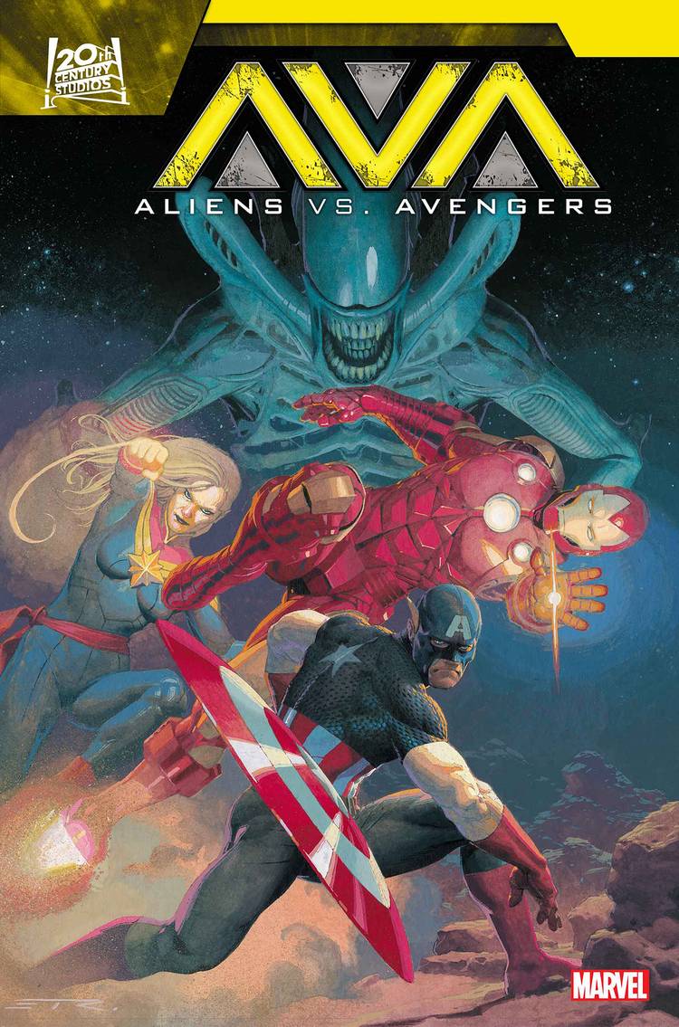 The Avengers Battle Aliens in New Marvel Crossover Series