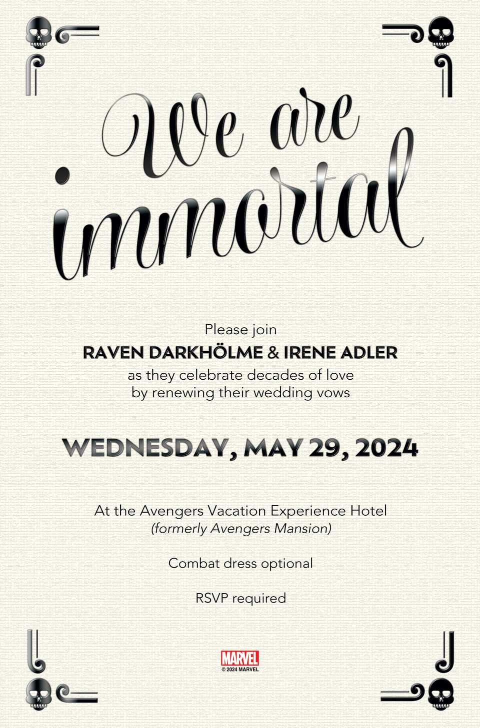 The X-Men's Wedding Special Offers First Look at its Artwork