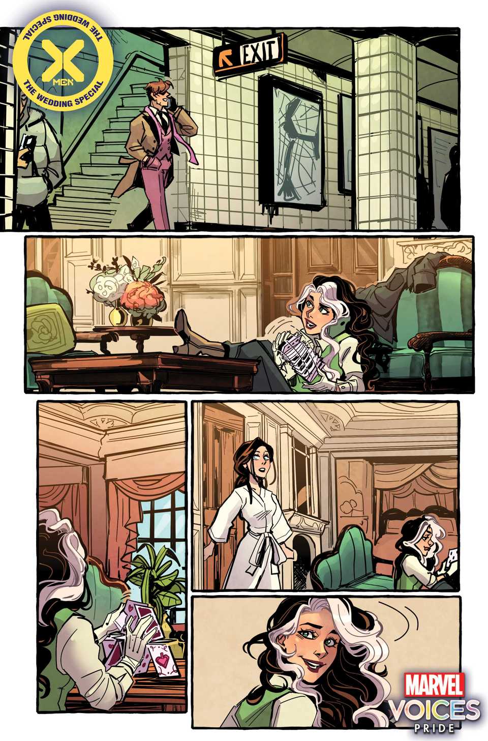 The X-Men's Wedding Special Offers First Look at its Artwork