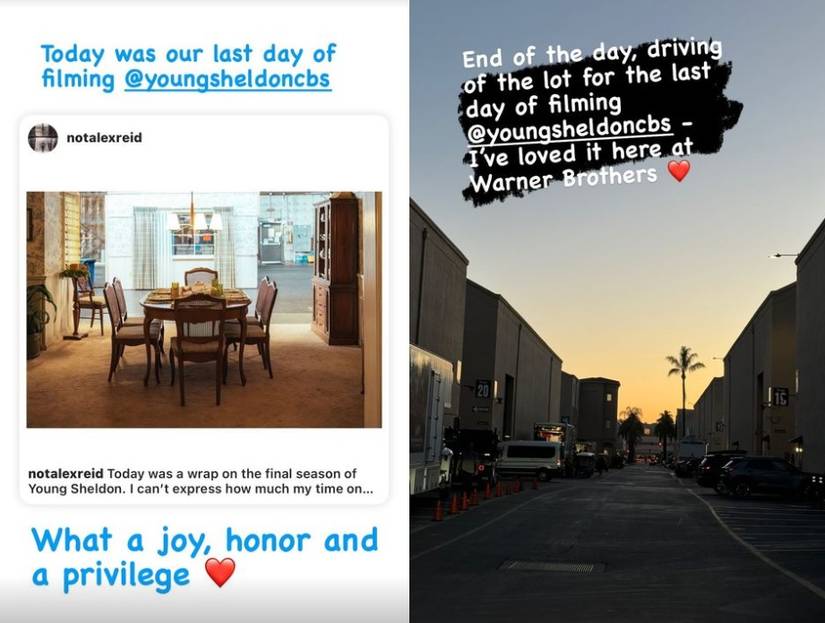 'Our Last Day':Young Sheldon Star Announces Filming Wrap With Final Set ...
