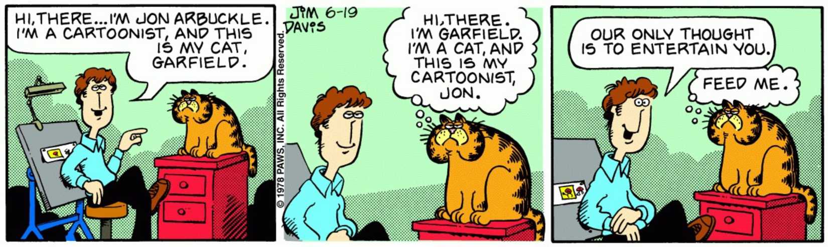 Five Times the Garfield Comic Strip Broke the Fourth Wall