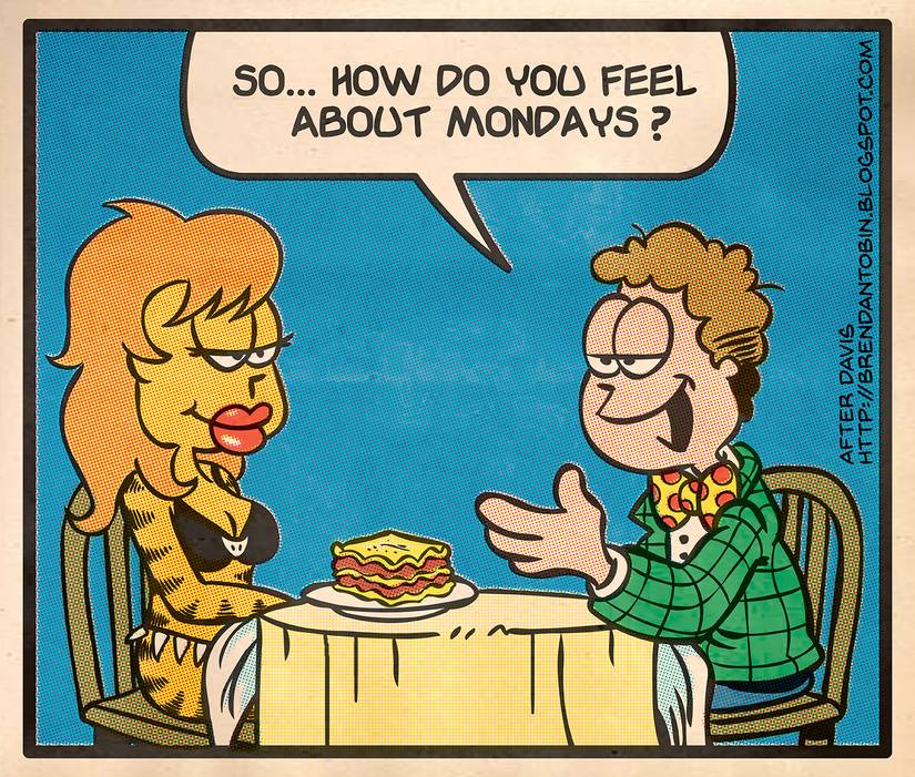 Line it is Drawn: Garfield Meets the Comic Book World