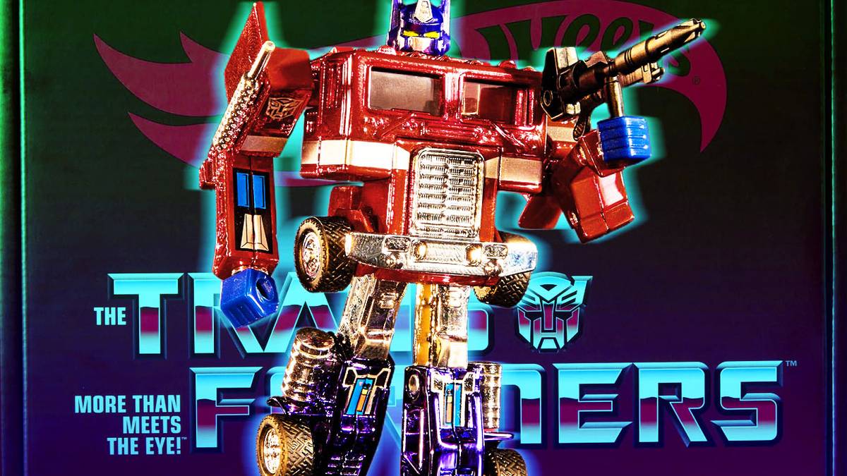 Transformers Gets G1 Optimus Prime Hot Wheels Figure Collaboration