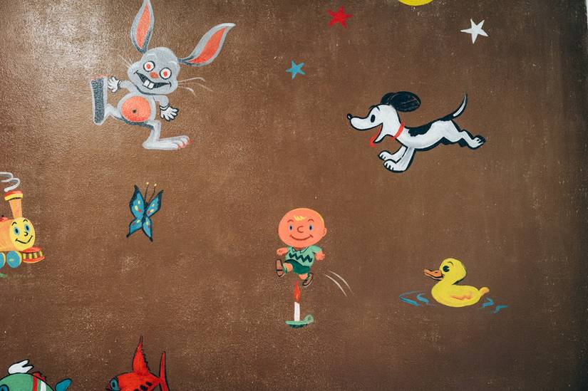 The Amazing Mystery of the Hidden Charlie Brown and Snoopy Wall