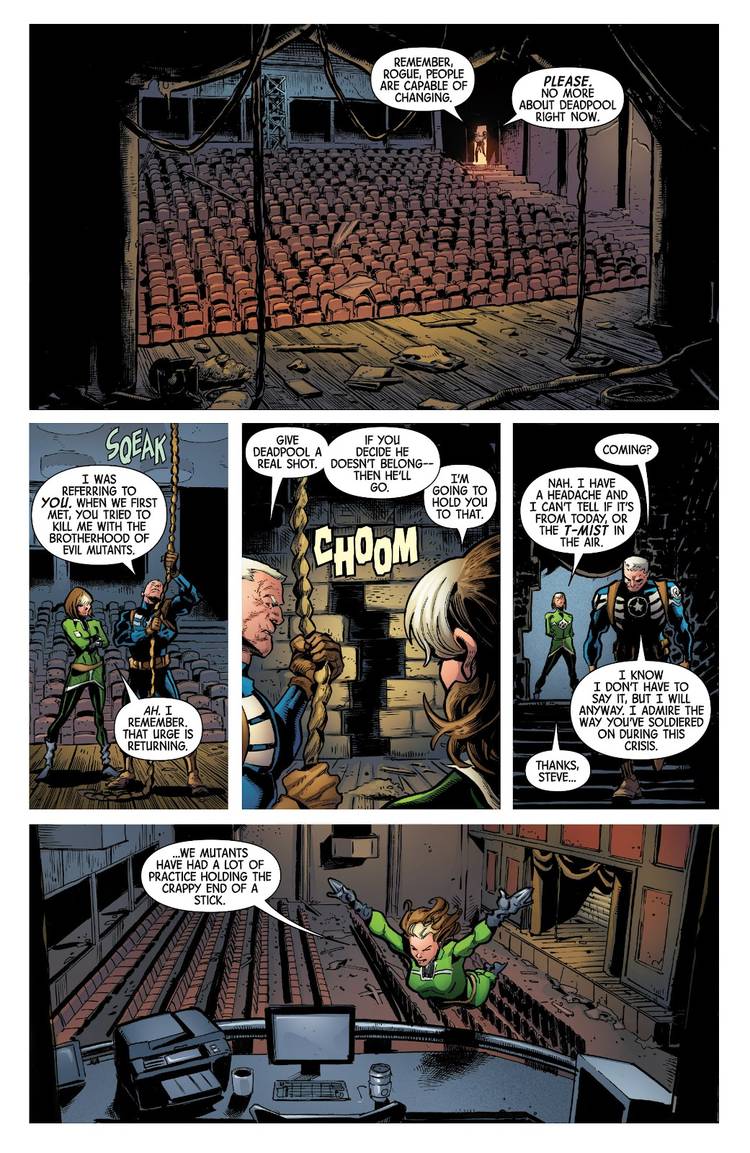 What is Rogue's Relationship Like With Captain America in Marvel Comics?