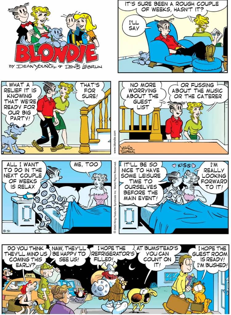 How The Comic Strip World Celebrated Blondies 75th Anniversary Together