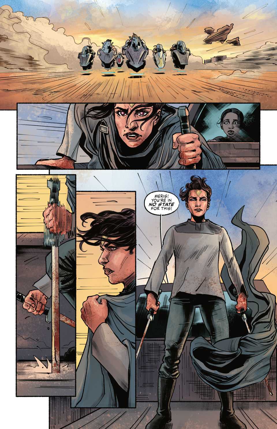 EXCLUSIVE: First Look at Wolverine Artist's Cyn an Upcoming Sci-Fi Story