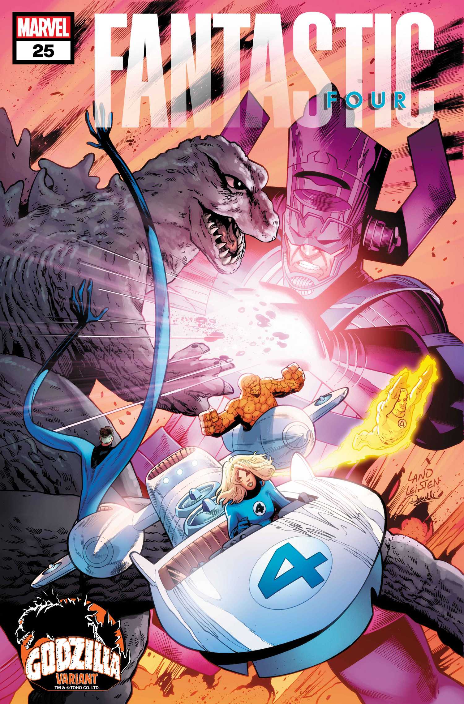 Godzilla Takes Over the Marvel Universe
