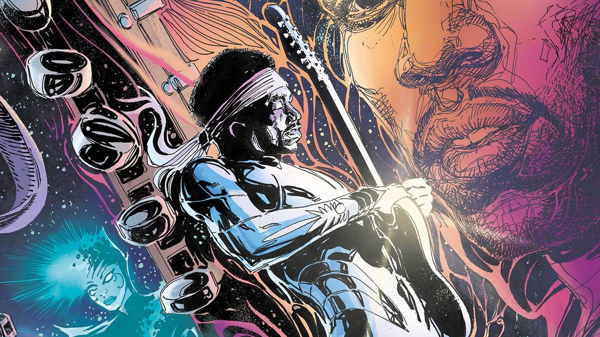 Jimi Hendrix Rocks Out in Space in New First Look