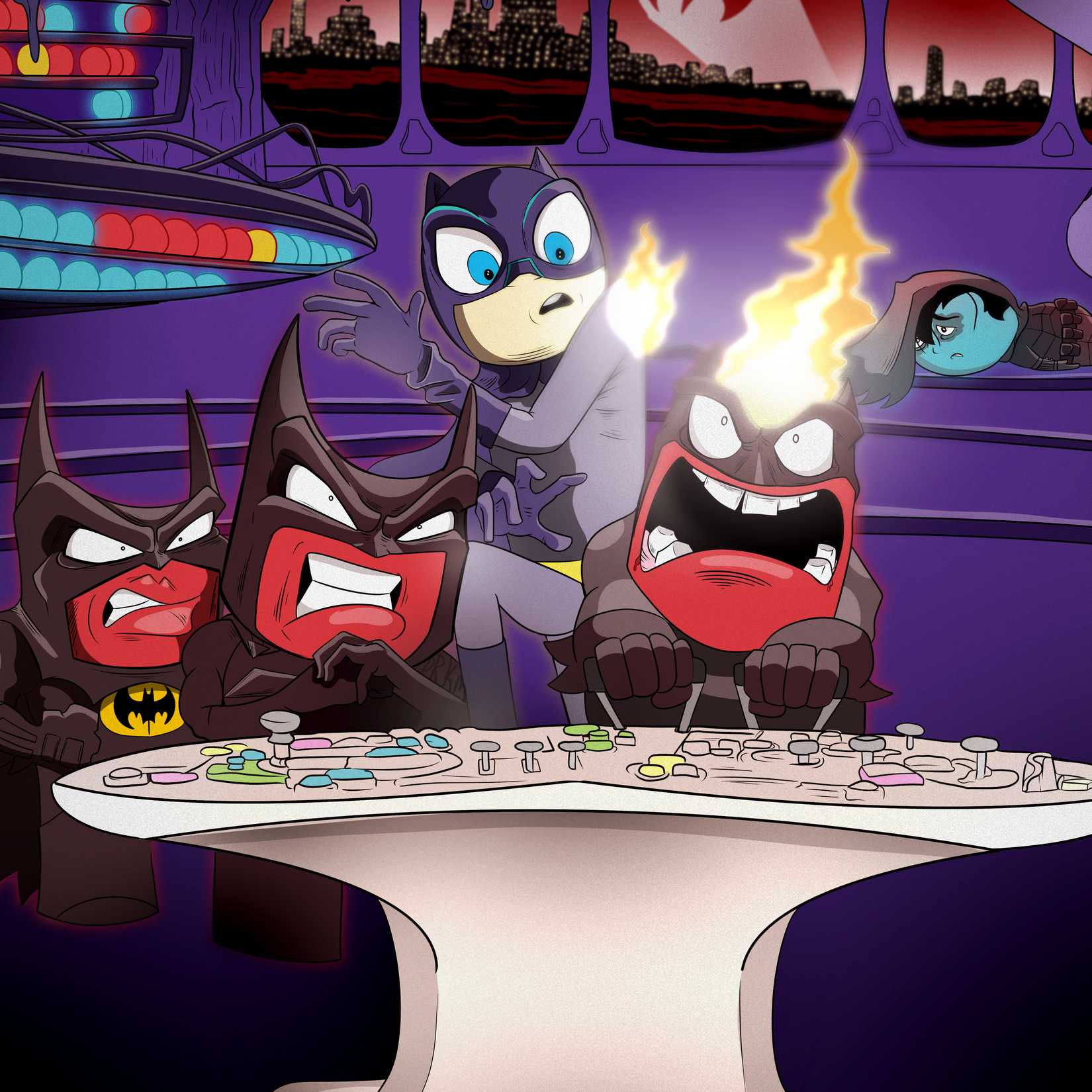 Line it is Drawn: Inside Out Week Reveals Superheroes' Inner Emotions