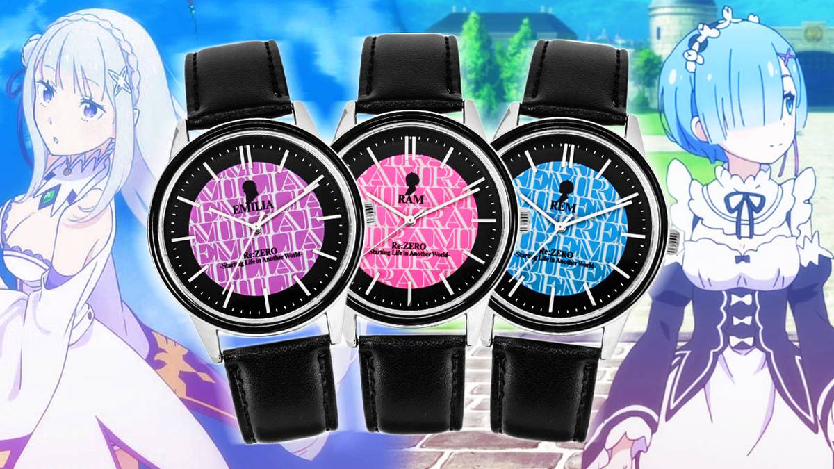 Isekai Anime Re:Zero Gets Limited-Edition Emilia, Rem & Ram Watch Release