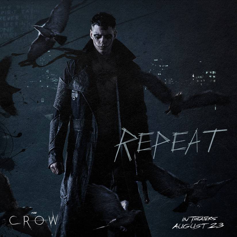 Bill Skarsgard's The Crow Teases Eric's Revenge in New Sneak Peek Images