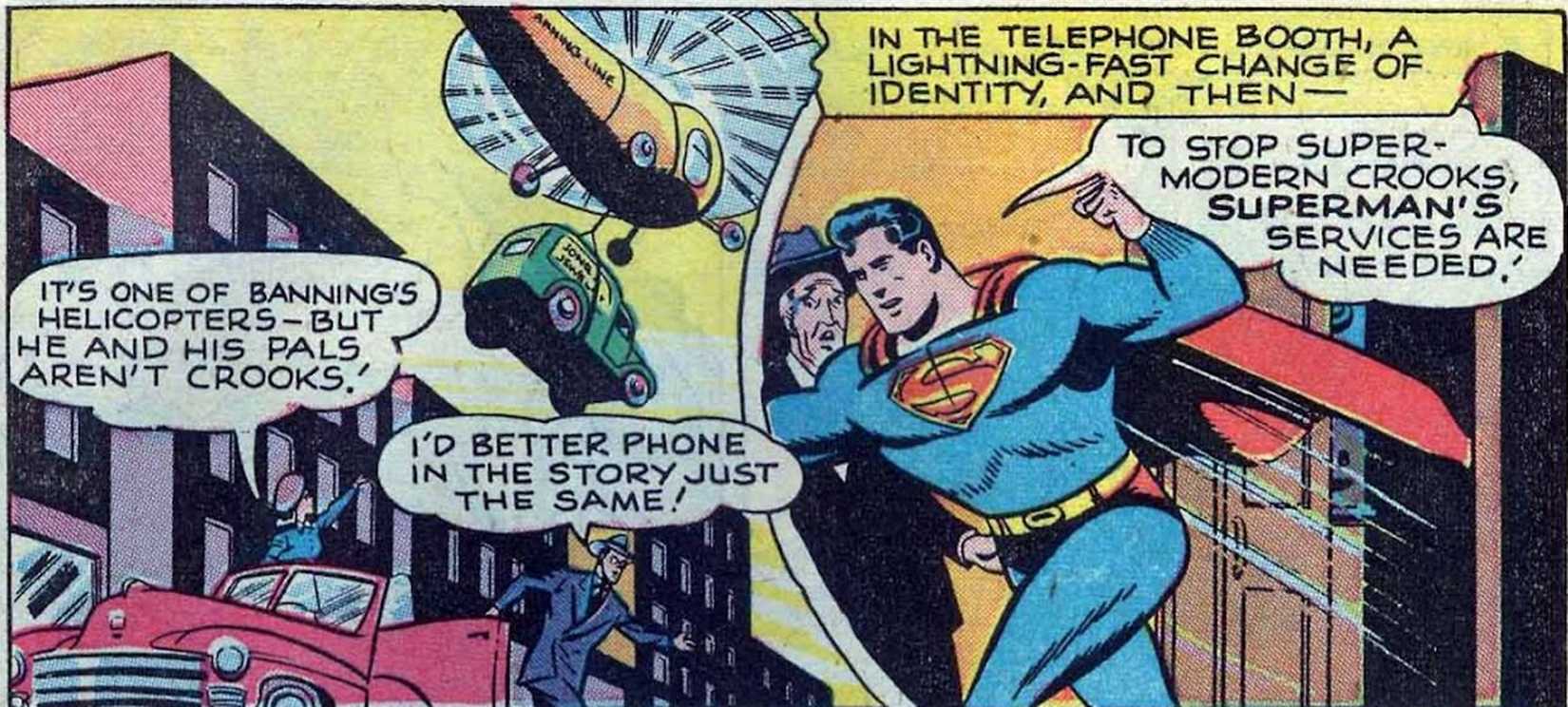 When Did Clark Kent First Change Into Superman in a Phone Booth?