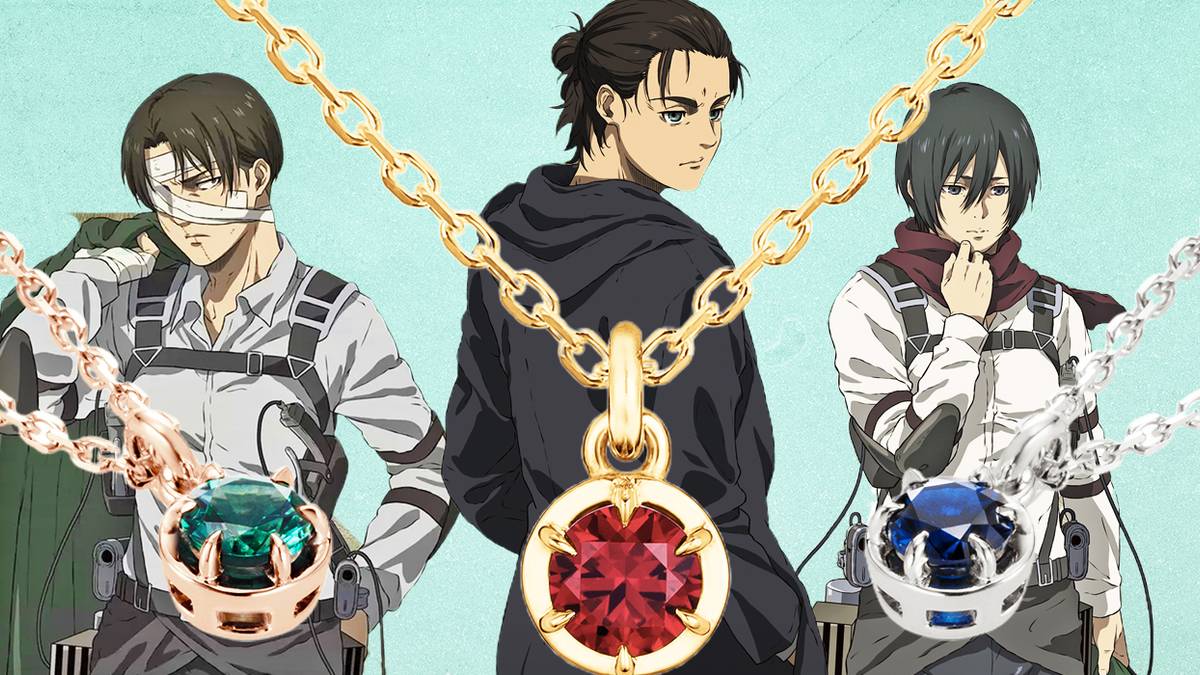Attack on Titan Gets New Stone Jewelry Collection for International Release