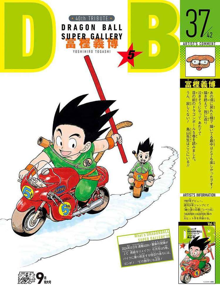 Hunter x Hunter's Gon Teams Up With Goku in New Dragon Ball Anniversary Artwork