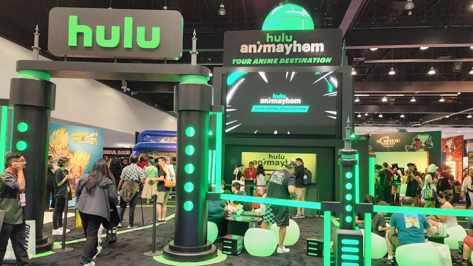 CBR Checks Out the Hulu Animayhem Booth at Anime Expo 2024