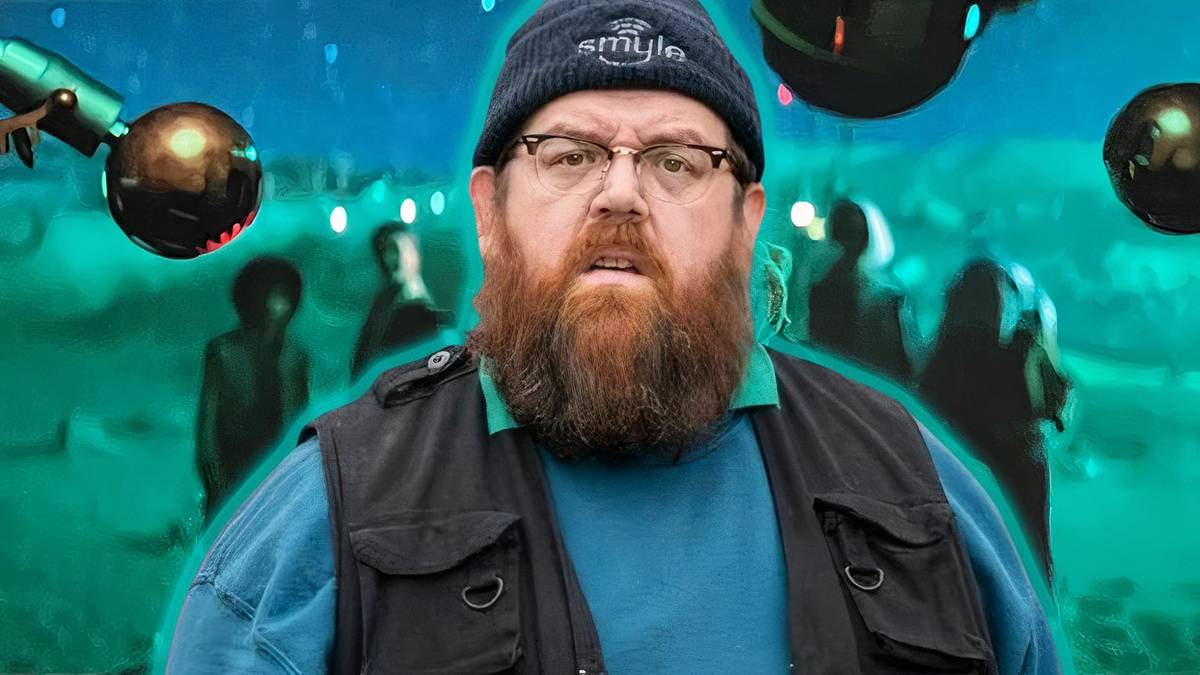 Skeleton Crew Photo Unveils First Look at Nick Frost’s Droid Character