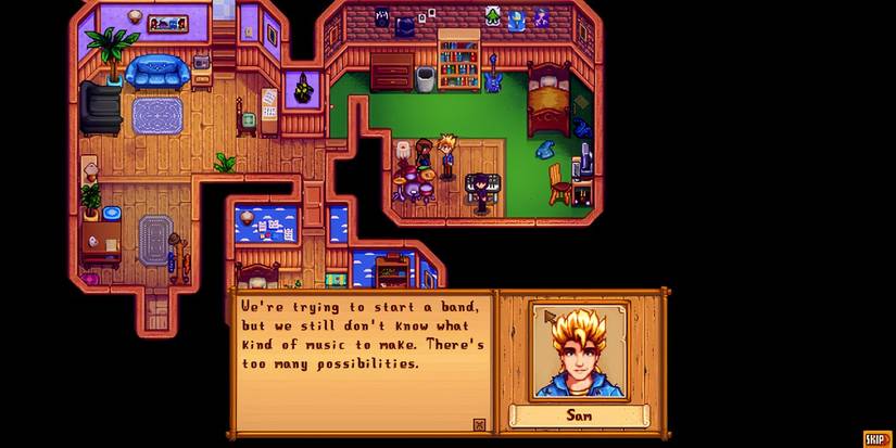 Stardew Valley: How To Get Every Sam Heart Event