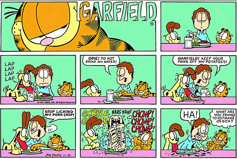10 Best Garfield Comic Strips Featuring Jon