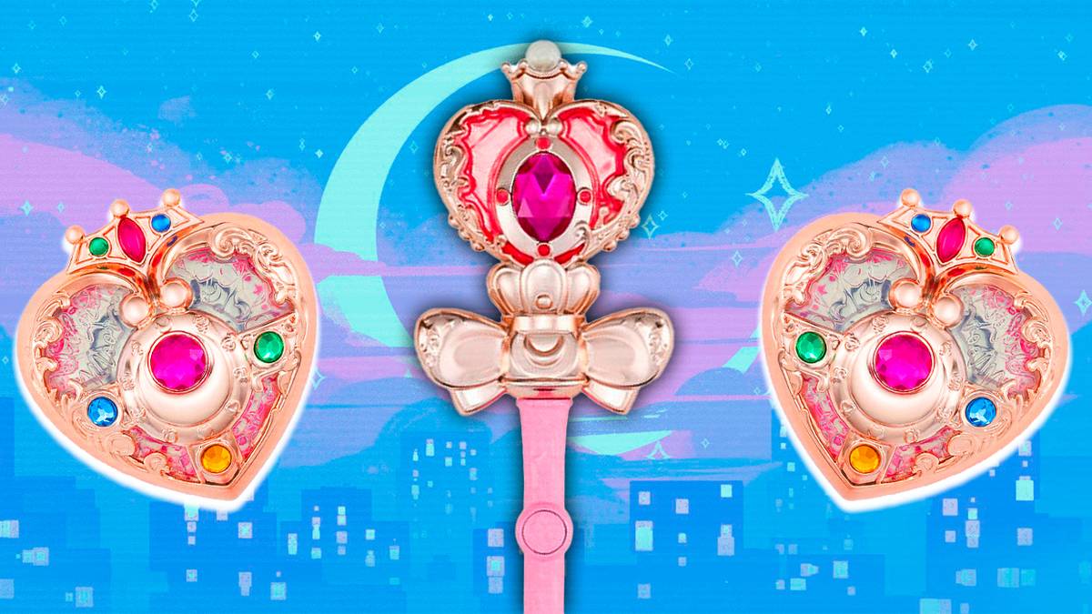 Sailor Moon's Cosmic Heart Compact & Spiral Heart Rod Release for ...