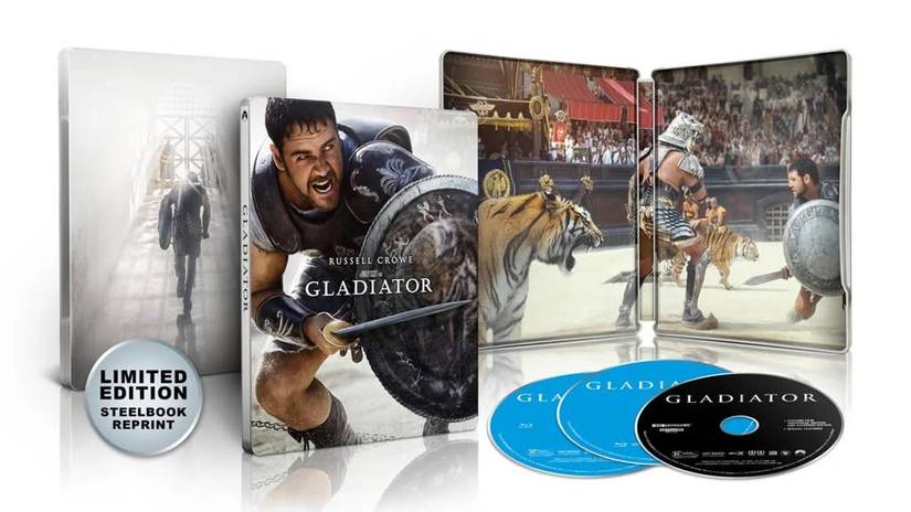 Gladiator Set for Limited-Edition 4K Blu-ray Steelbook Release Ahead of ...