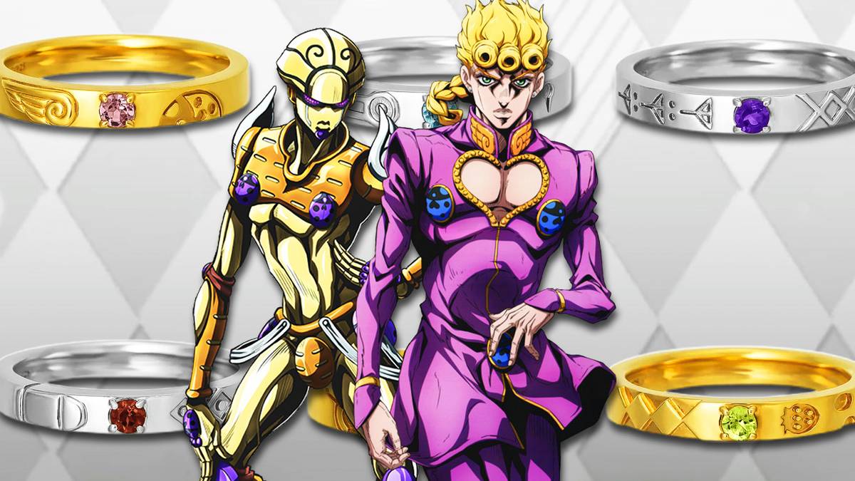 JoJo's Bizarre Adventure Gets a Fittingly Flamboyant New Ring Collection
