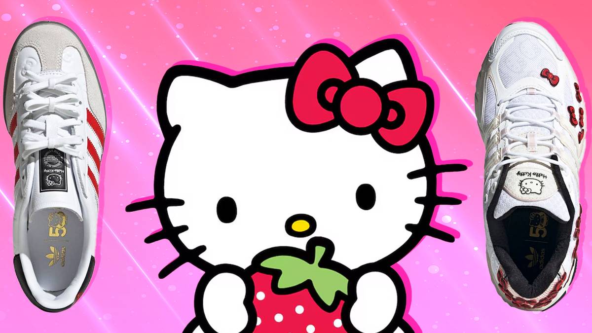 Sanrio's Hello Kitty Pairs Up With Adidas for New Sneakers in First ...