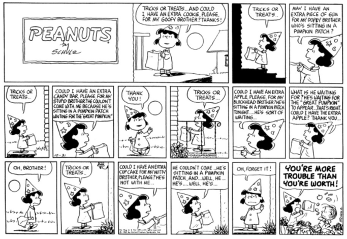 10 Best Peanuts Halloween Comic Strips, Ranked