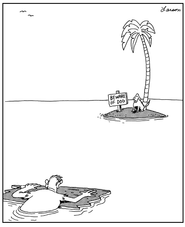 15 Funniest The Far Side Comics On an Island, Ranked