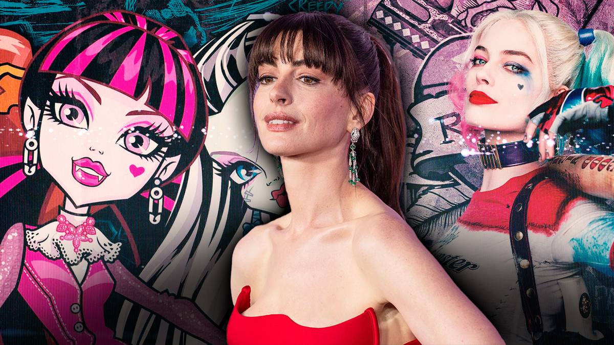 Anne Hathaway Goes Viral With Her Monster High Meets Harley Quinn ...