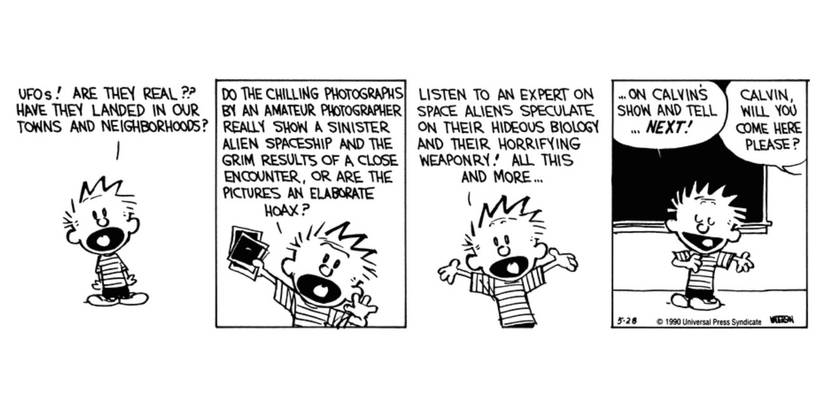 Calvin’s Most Creative Show-and-Tell Items in Calvin and Hobbes