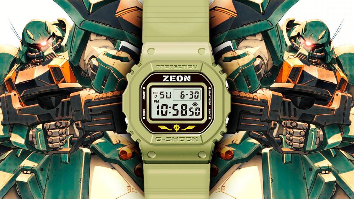 Casio Reveals New Gundam Watch to Rep the Principality of Zeon in Style