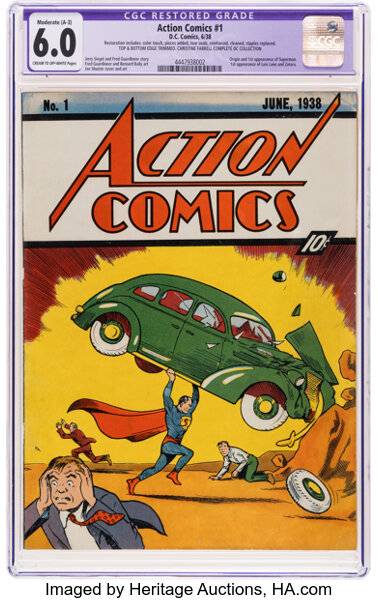 A Complete Collection of DC Comics Goes Up For Auction