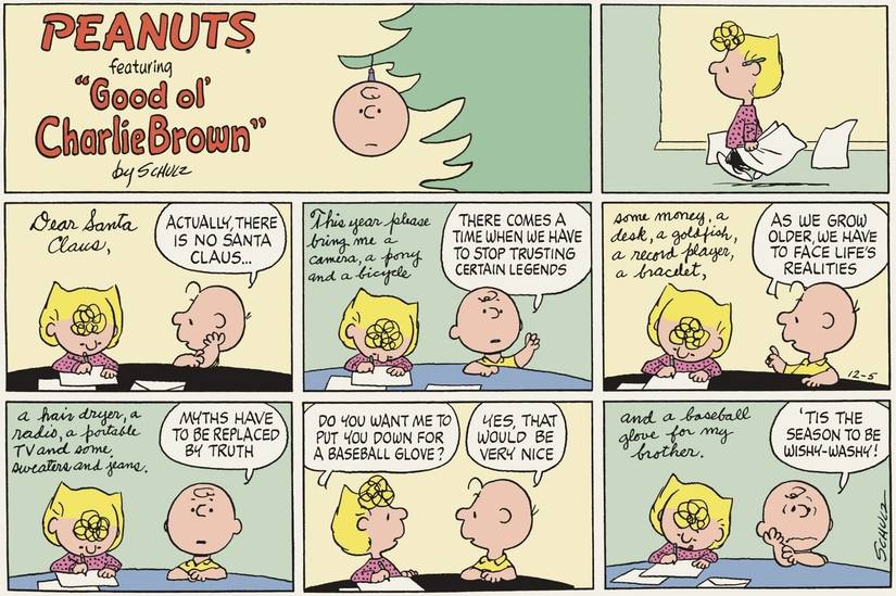 peanuts comics in order
