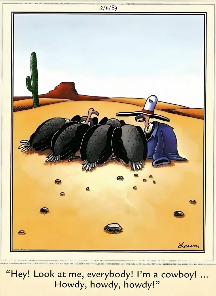 10 Best The Far Side Comics About Cowboys and the West, Ranked