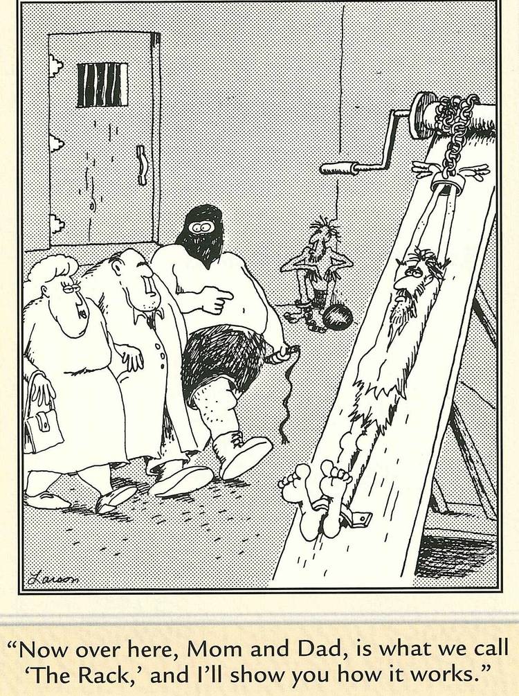 10 Best The Far Side Comics Set in a Dungeon, Ranked