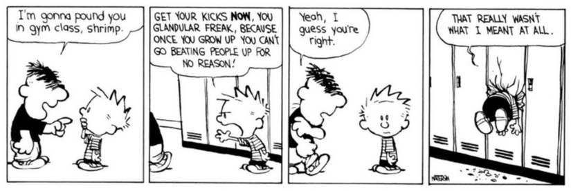 10 Best Calvin and Hobbes Comics Featuring Moe, Ranked