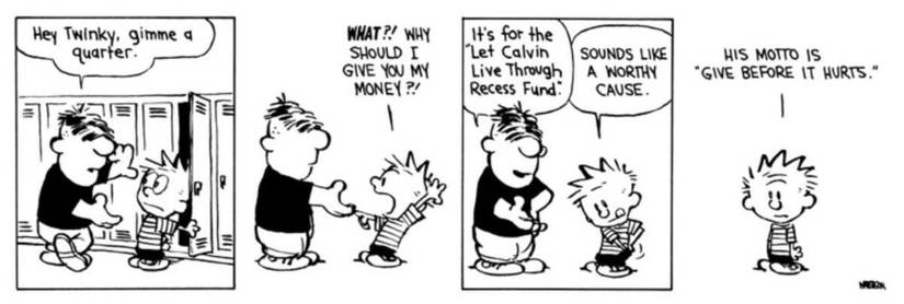 10 Best Calvin and Hobbes Comics Featuring Moe, Ranked