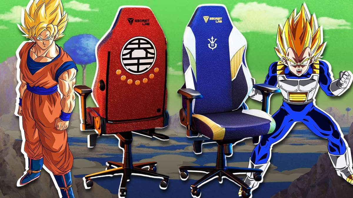 Dragon Ball's Goku & Vegeta Get New Secretlab Gaming Chair Sleeves for ...