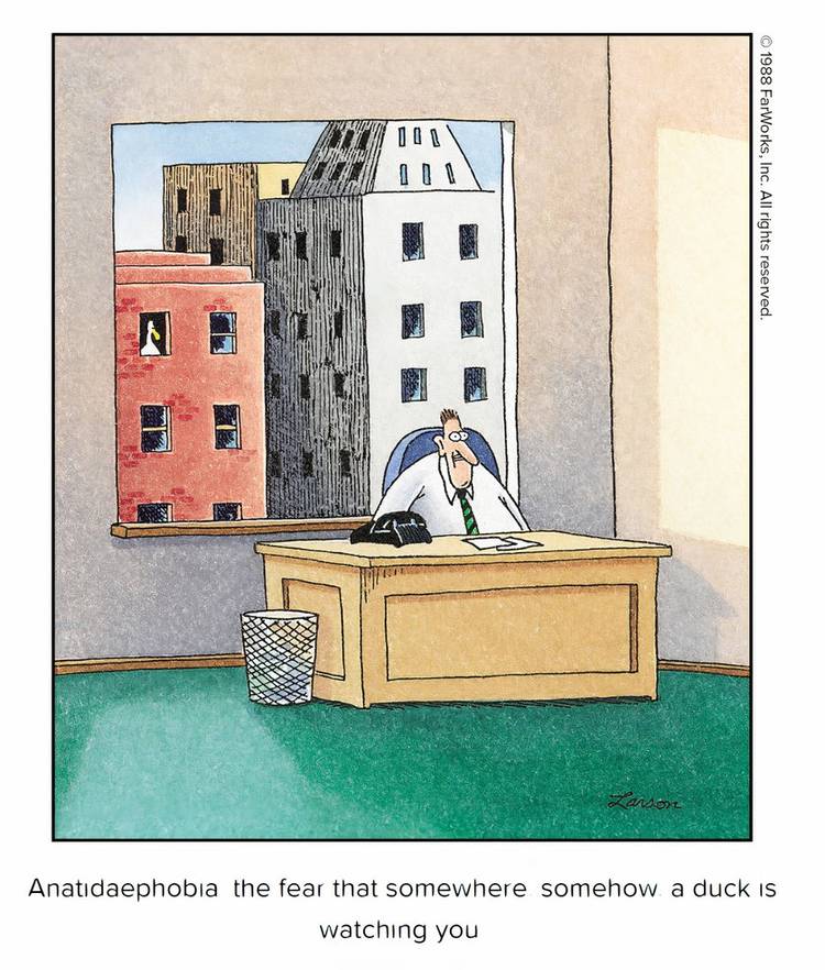 10 Best The Far Side Comics About Fear, Ranked
