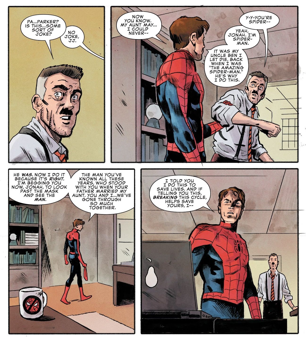 Peter Parker Father Quotes